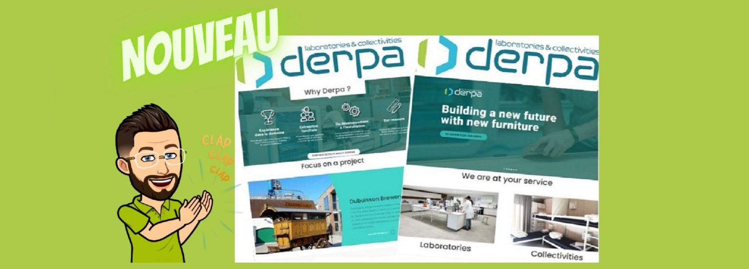 Nouveau logo et nouveau site internet pour DERPA - Derpa